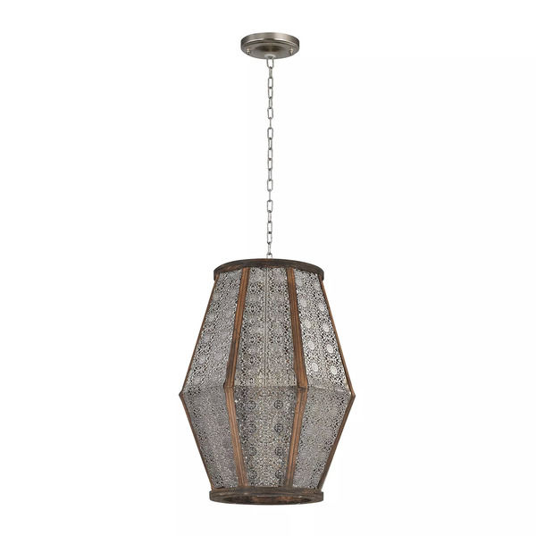 Small Pierced Metalwork Hanging Pendant | Scout & Nimble