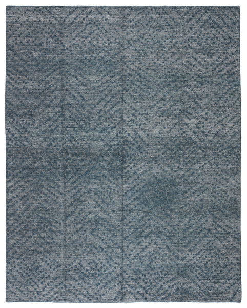 Teyla Handmade Dotted Blue/ Gray Rug | Scout & Nimble