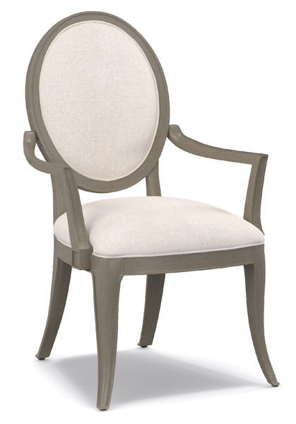 Darling Upholstered Oval Back Arm Chair | Scout & Nimble