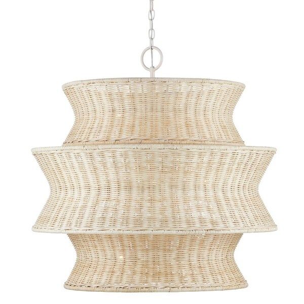 Phebe Medium Rattan Chandelier | Scout & Nimble