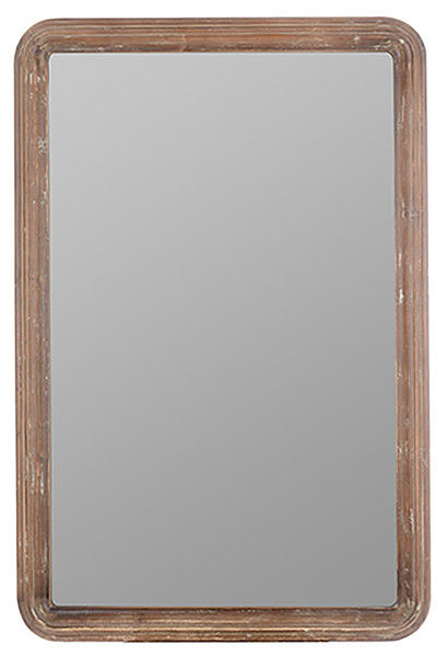 Cora Rustic Brown Wood Mirror | Scout & Nimble