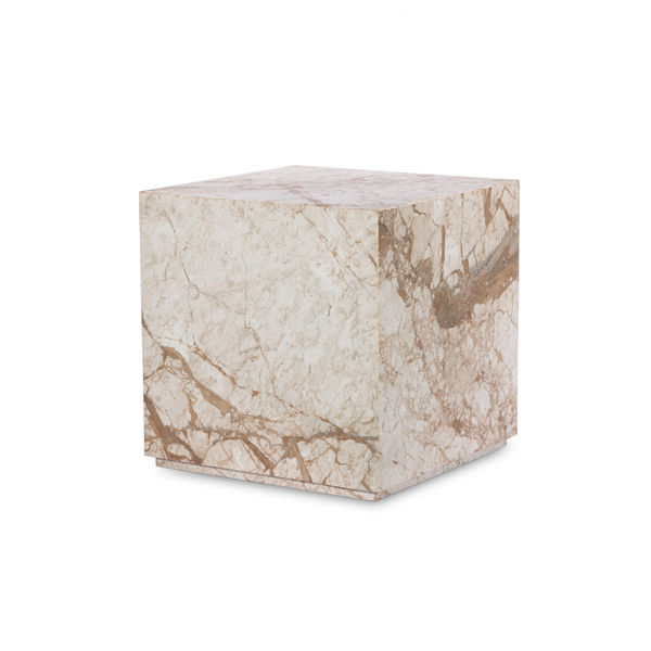 Modern Marble Plinth End Table | Scout & Nimble