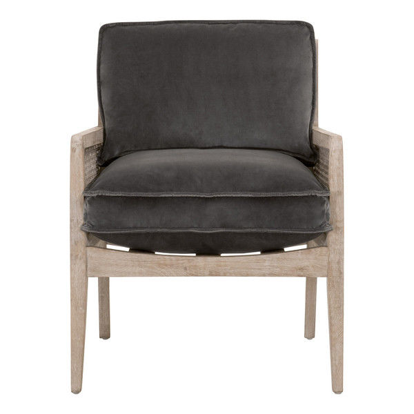 Leone Solid Oak Accent Chair With Wood Arms | Scout & Nimble