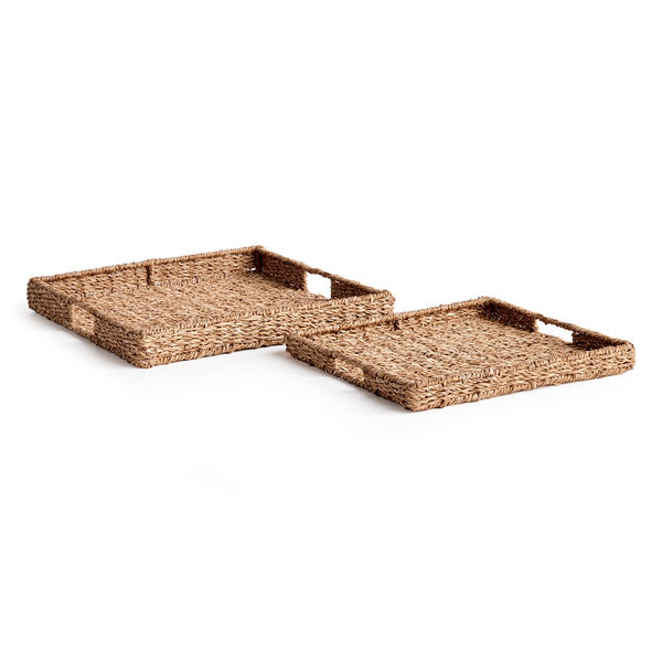 Seagrass Rectangular Trays, Set Of 2 | Scout & Nimble