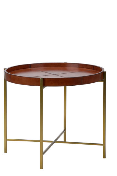 Loft Leather Side Table | Scout & Nimble