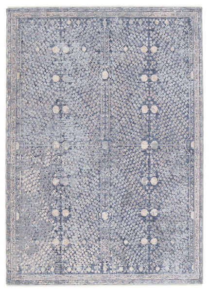 Larkin Floral Blue/ Light Gray Rug | Scout & Nimble