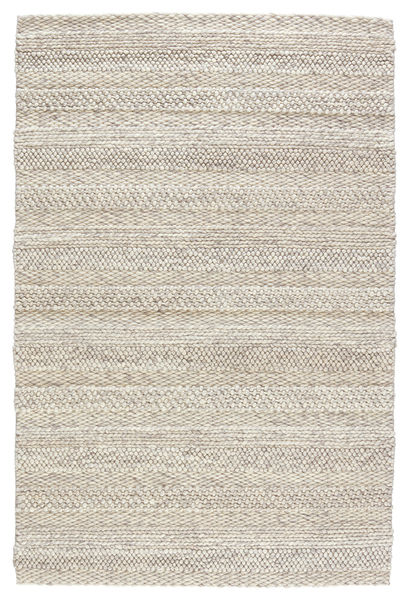 Lagom Handmade Solid Ivory/ Light Gray Area Rug | Scout & Nimble