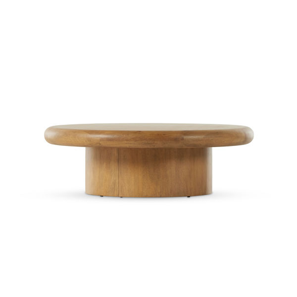 Zach Burnished Parawood Veneer Large Coffee Table | Scout & Nimble