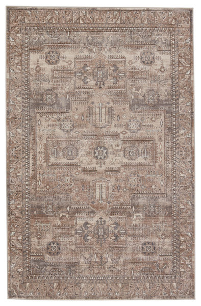 Jorden Tribal Tan/ Gray Rug | Scout & Nimble