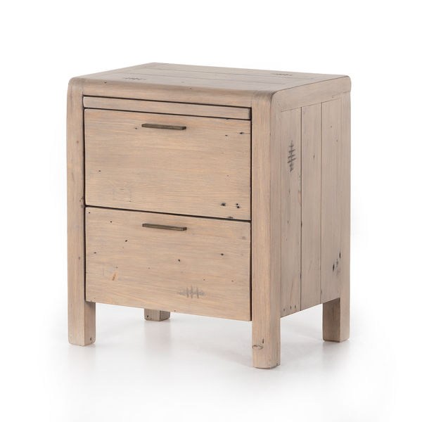 Gyro Nightstand Scrubbed Teak | Scout & Nimble