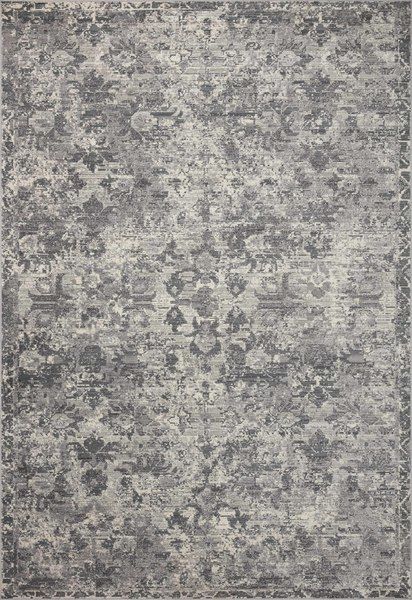 Indra Charcoal / Silver Contemporary Rug - 5' x 7'10" | Scout & Nimble