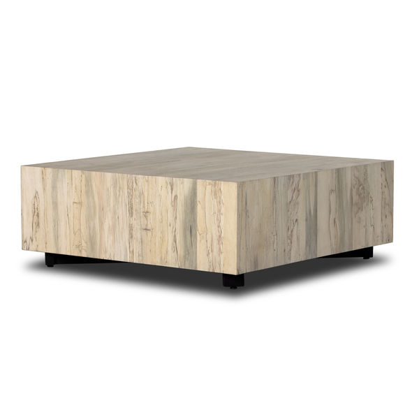 Hudson Black Pine Square Coffee Table | Scout & Nimble