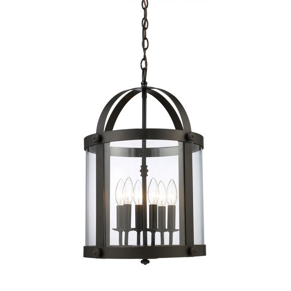 Chesapeake 6 Light Lantern In Oiled Bronze | Scout & Nimble