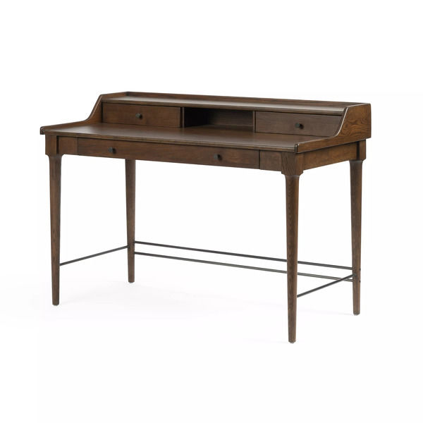 Moreau Dark Toasted Oak Writing Desk | Scout & Nimble