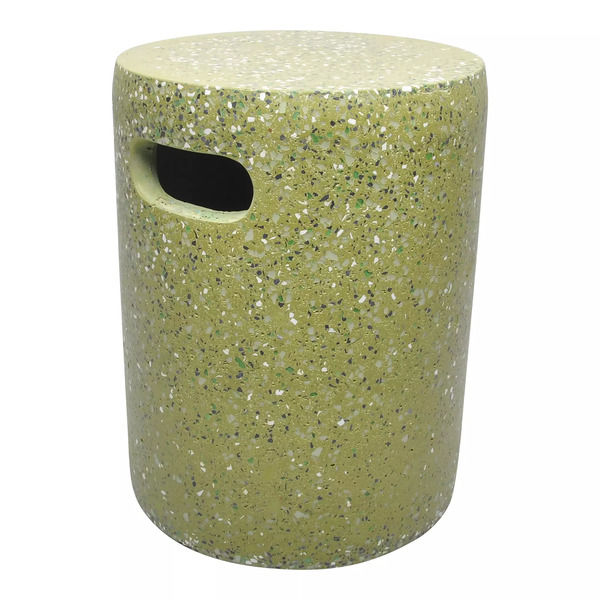 Pillar Cement Stool Green | Scout & Nimble
