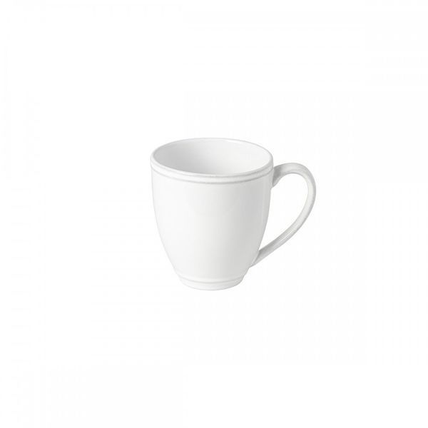 Friso Ceramic Stoneware Mug, Set of 6 - White | Scout & Nimble