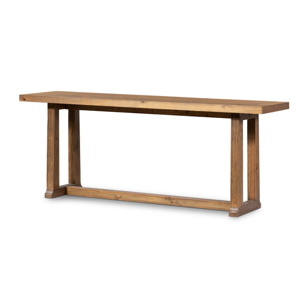 Otto Solid Honey Pine Console Table | Scout & Nimble