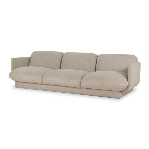 Hosman Silvia Sand Polyester Sofa | Scout & Nimble