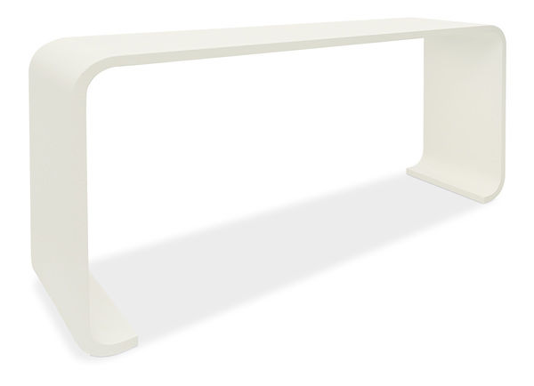 Serenity Kai Wood & Raffia Console Table - Scout & Nimble