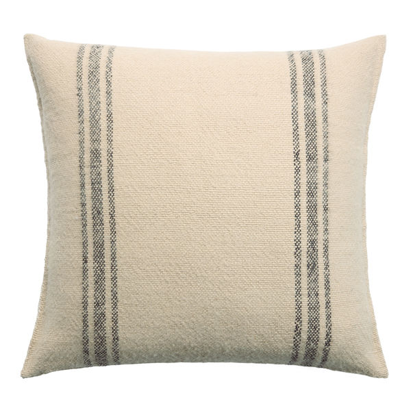Neem X Enitca Handmade Solid Natural / Gray Pillow | Scout & Nimble