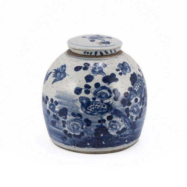 Vintage Ming Bird Motif Flower Jar | Scout & Nimble