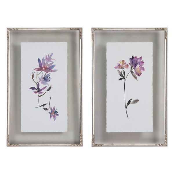 Uttermost Floral Watercolors Art, S/2 | Scout & Nimble
