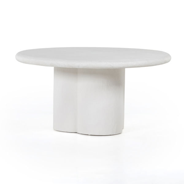 Grano Textured White Concrete Dining Table | Scout & Nimble
