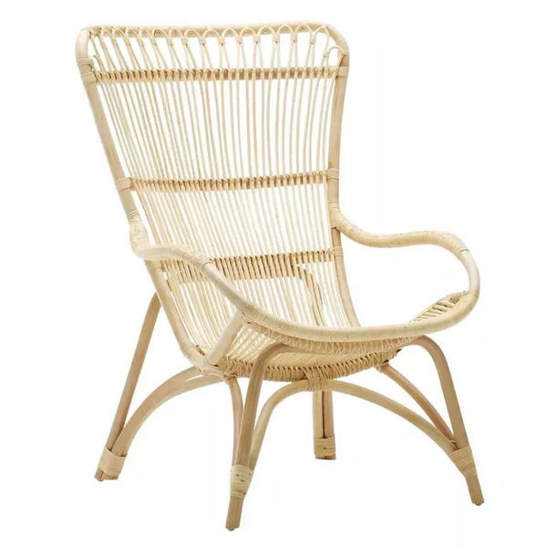 Monet High Back Natural Lounge Chair | Scout & Nimble