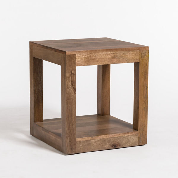 Morgan Brindled Ash Mango End Table | Scout & Nimble