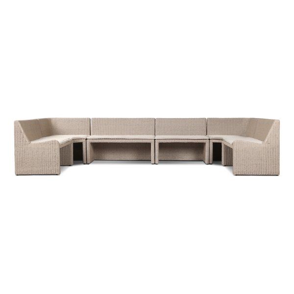 Senna Outdoor Dining Banquette U-Shape | Scout & Nimble