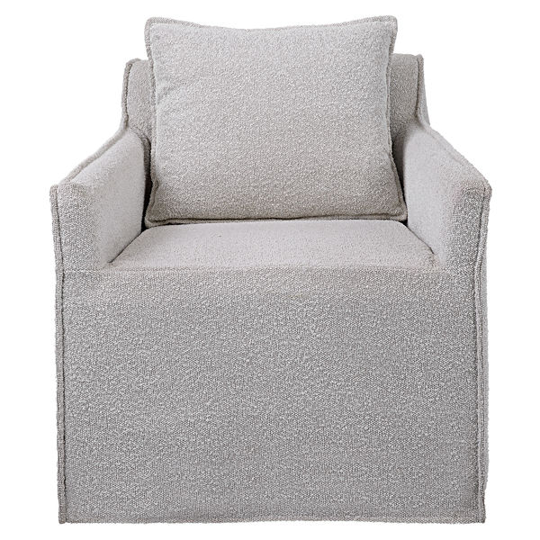 Welland Gray Swivel Chair | Scout & Nimble