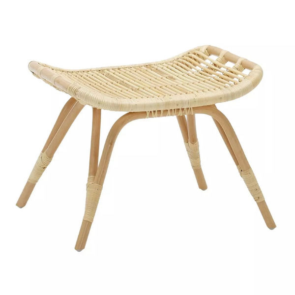Monet Natural Rattan Foot Stool | Scout & Nimble