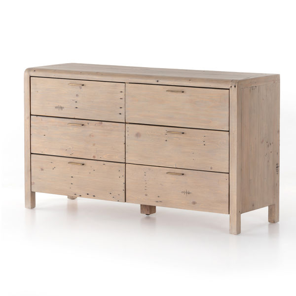 Gyro 6 Drawer Dresser Scrubbed Teak | Scout & Nimble