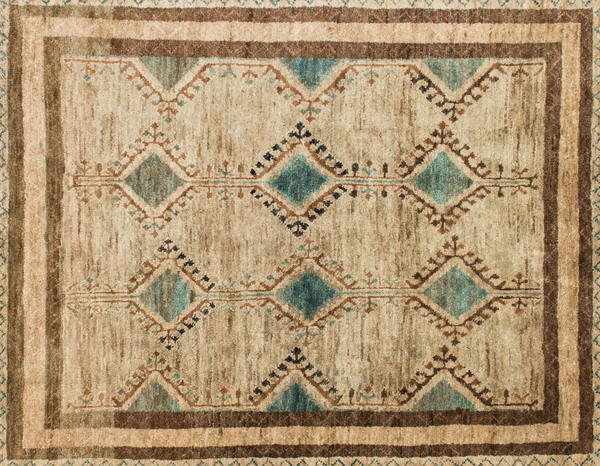 Nomad Aqua / Beige Rug | Scout & Nimble
