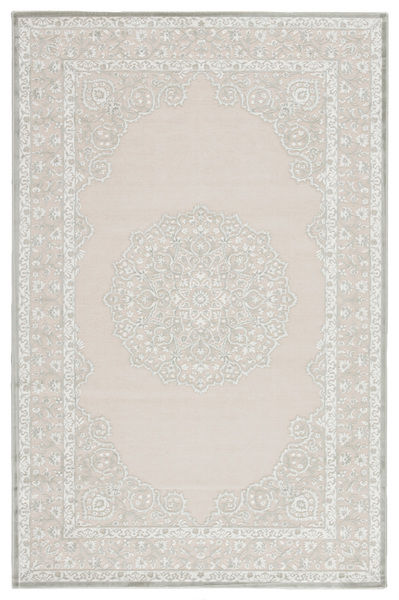 Malo Medallion Gray/ White Rug | Scout & Nimble