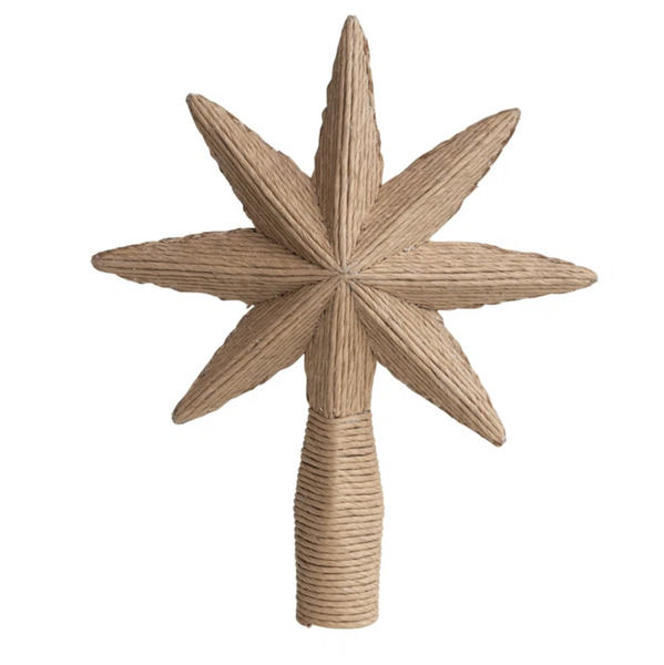 Luna Natural Paper & Twine Star Tree Topper | Scout & Nimble