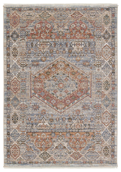 Madrid Traditional Medallion Red/ Blue Rug - 8' x 10' | Scout & Nimble