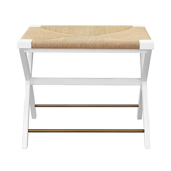 Conan White Lacquer Side Stool | Scout & Nimble