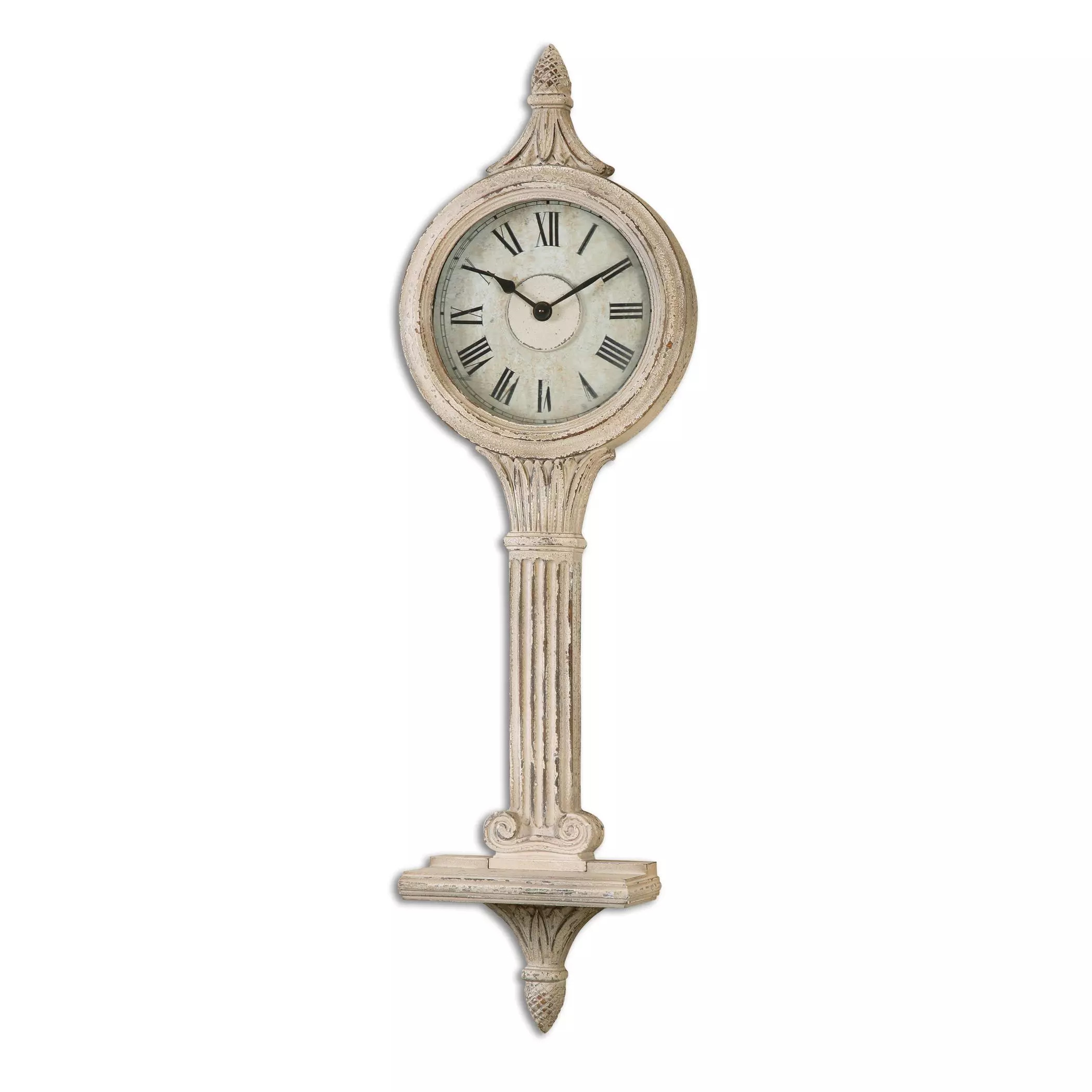 Louisa Antiqued Ivory Wall Clocks | Scout & Nimble