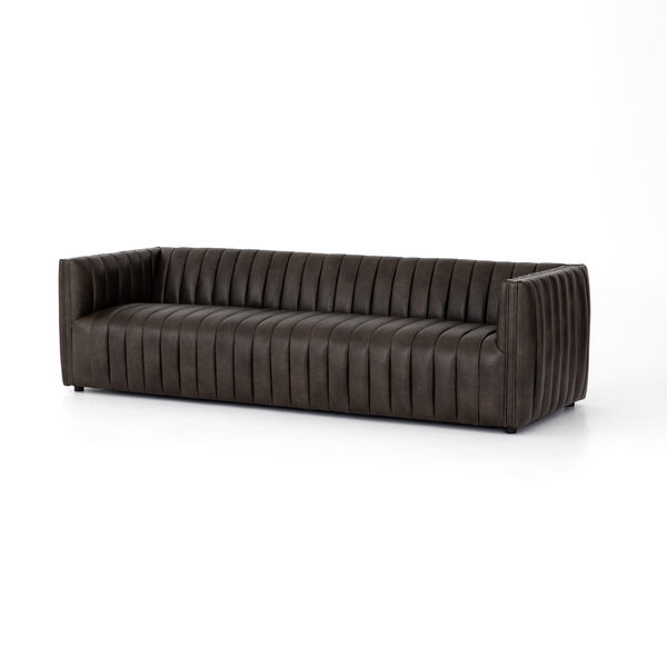 Augustine Top Grain Deacon Wolf Leather Sofa | Scout & Nimble