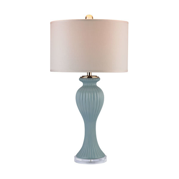 Mint Ribbed Tulip Table Lamp | Scout & Nimble