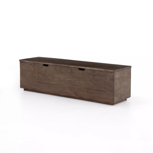 Duncan Aged Brown Wood Trunk | Scout & Nimble