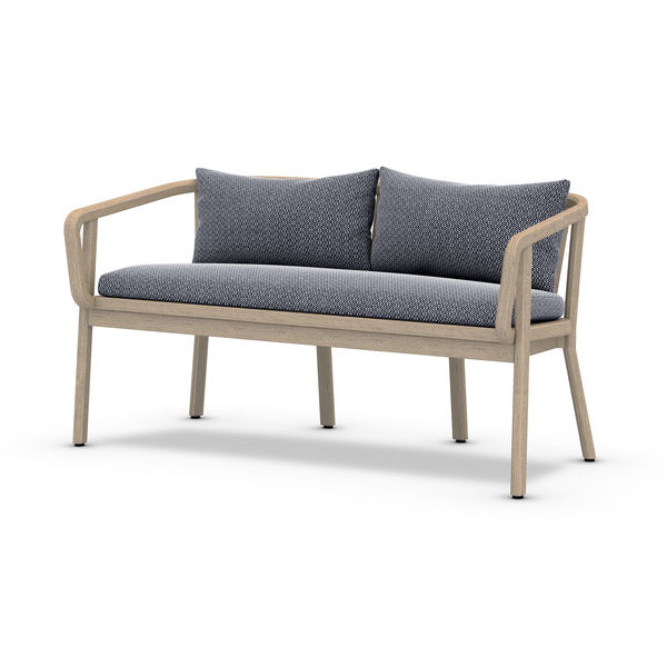 Tate Outdoor Bench, Washed Brown | Scout & Nimble