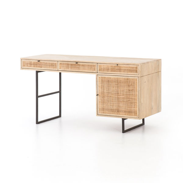 Carmel Natural Mango Cane Desk | Scout & Nimble
