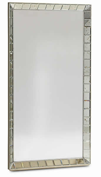Clear Glass Modern Rectangular Mirror On The Wall Floor Mirror