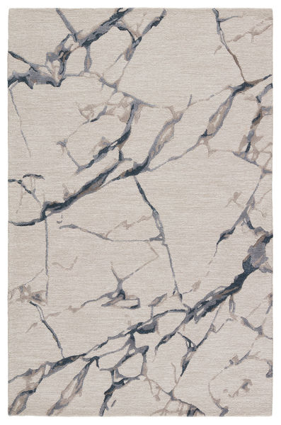 Shattered Handmade Abstract Light Gray/ Slate Rug | Scout & Nimble