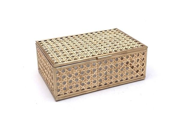 Natural Cane Wicker Jewelry Decor Box | Scout & Nimble