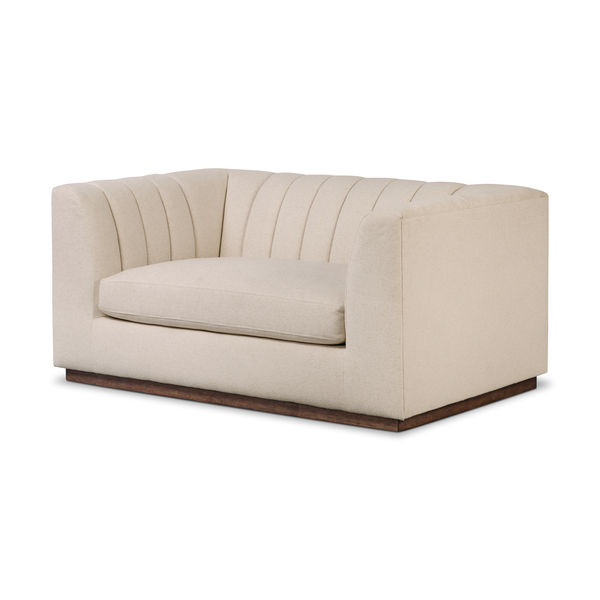 Alec Upholstered Antwerp Natural Chair & Half | Scout & Nimble