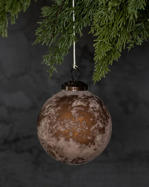 Textured Matte Plum Glass Ball Ornaments, Set of 4 | Scout & Nimble