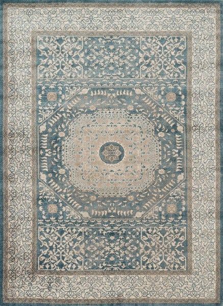 Century Blue / Sand Rug | Scout & Nimble